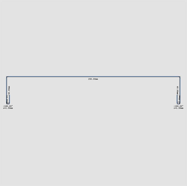 Level Wall Capping (250mm Wide) | Aluwood Capping - Sample - WoodUpp